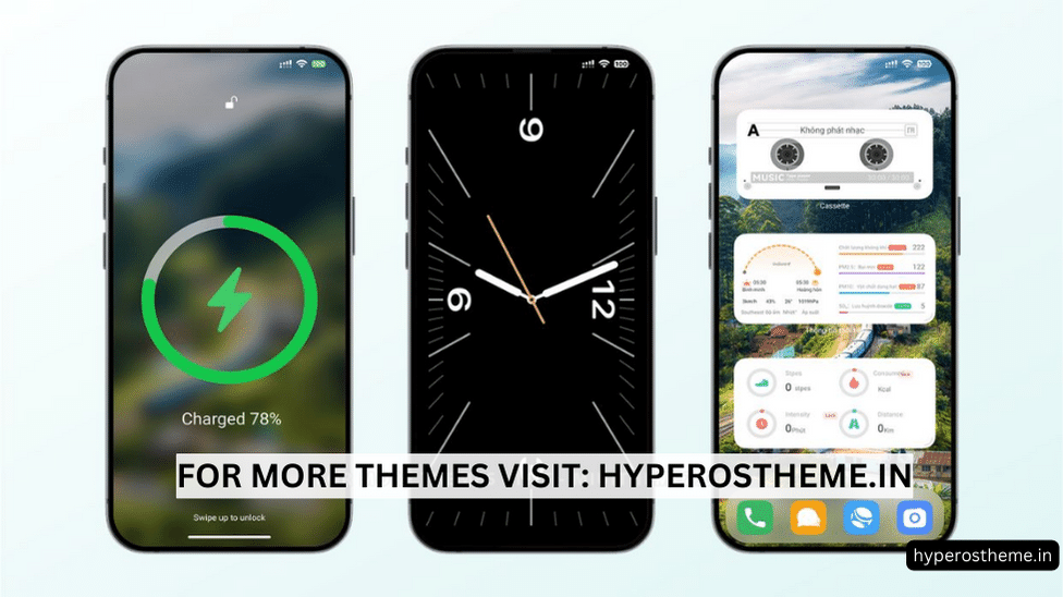 ZeZoo HyperOS Theme with iPhone style Lock Screen - HyperOS Themes