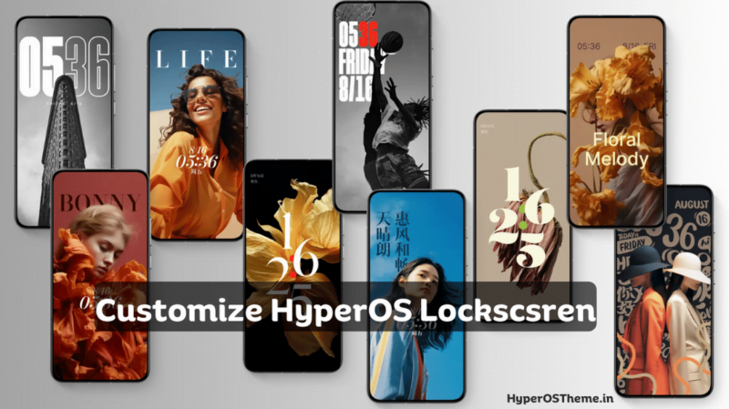 How to customize HyperOS Lockscreen in Xiaomi Phones - HyperOS Themes How to customize HyperOS Lockscreen in Xiaomi Phones - HyperOS Themes
